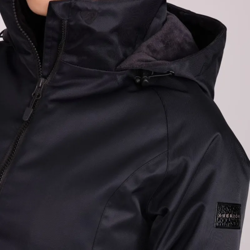 Aubrion Halcyon Waterproof Coat in Black