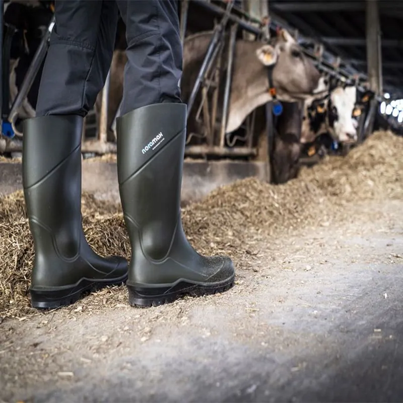 NORAMAX O4 Non-Safety Wellies in Olive Green