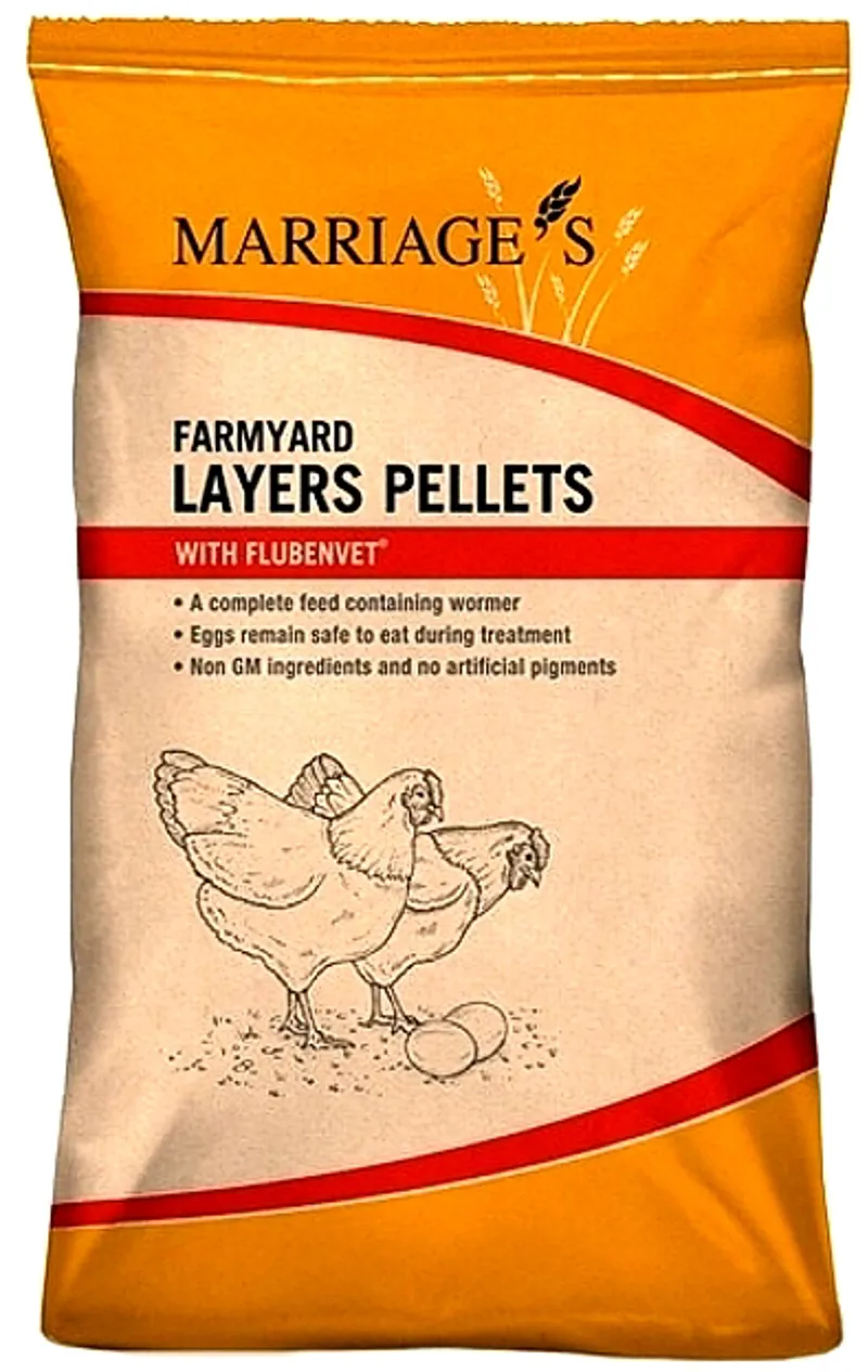 Marriages Layers Pellets + Flubenvet 10kg